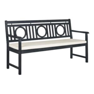 safavieh pat6736a outdoor collection montclair 3 seat bench