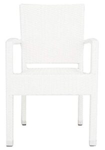 safavieh outdoor living collection kelda wicker arm chairs