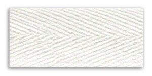 trimplace twill tape. 25 yards. 3/8 to 1 inch size. 100% cotton. white, natural, black. (white, 1 inch)