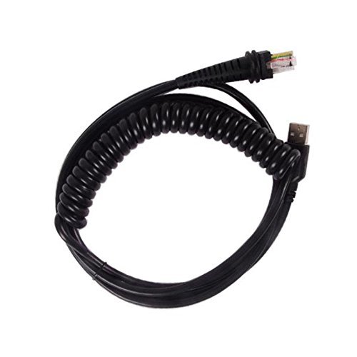 USB Cable for Honeywell 1900G 1200 1300G Barcode Scanner USB Type A 9ft Coiled