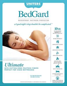 bedgard 10-year ultimate mattress protection queen (b)