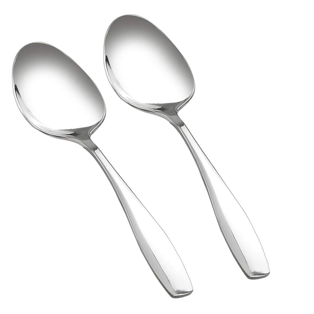 Ggbin Stainless Steel Dinner Buffet Serving Spoons, 9.75 Inches, Set of 6