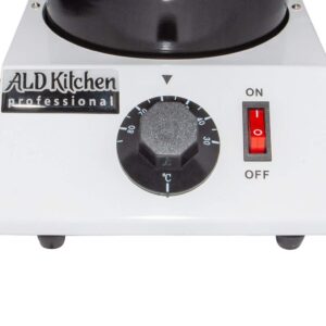 ALDKitchen Chocolate Melting Pot | Professional Chocolate Tempering Machine with Manual Control | Heated Chocolate | 110V | Single 2.2 lb (1.2 kg)