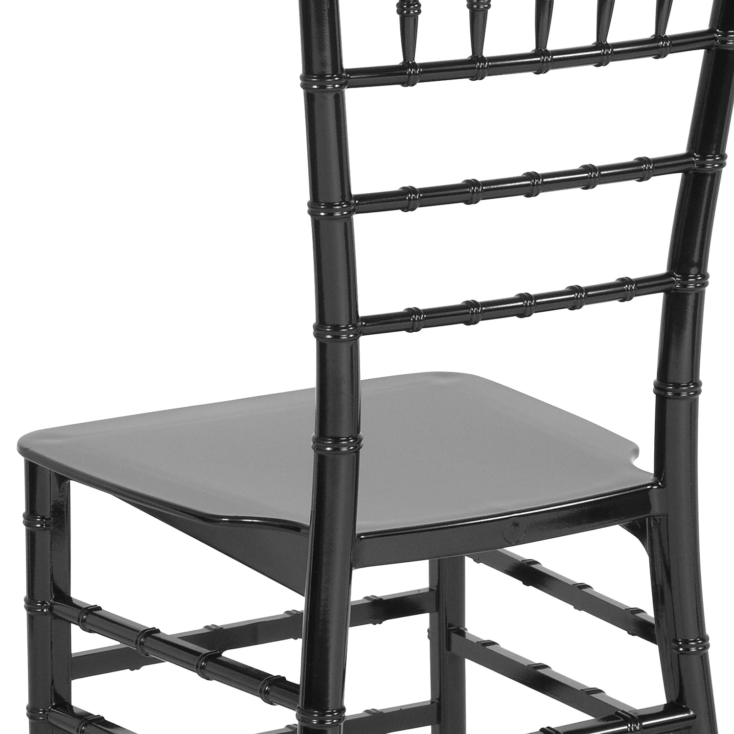 Flash Furniture 2 Pk. HERCULES Series Mahogany Resin Stacking Chiavari Chair