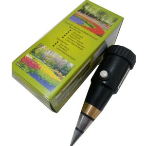 CNYST 2 in 1 Soil Moisture and PH Tester Meter Multifunctional Needle Type Soil Moisture PH Analyzer Gauge with PH Range 3 to 8 PH Moisture 1 to 8