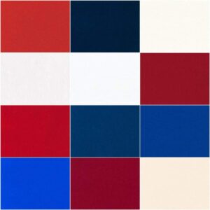 Kona Cotton Fat Quarter Bundles 12 Pcs Patriotic