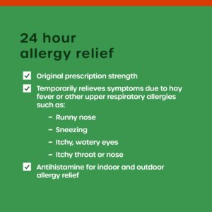 HealthCareAisle Allergy Relief - Cetirizine Hydrochloride Tablets USP, 10 mg – 300 Tablets – Original Prescription Strength Allergy Medication, 24-Hour Allergy Relief