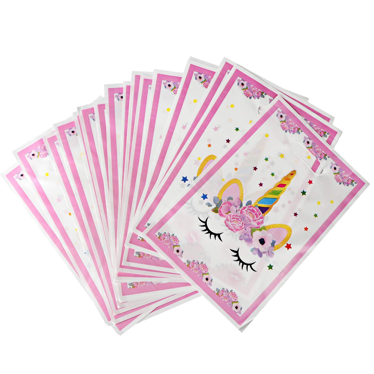 SoFire 30 PCS Unicorn Party Bags Gift Bags for Unicorn Birthday Party Supplies