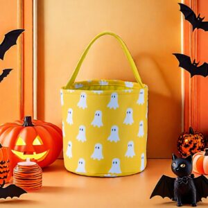 E-FirstFeeling Halloween Candy Bags Trick or Treat Bags Halloween Basket Halloween Bucket Tote (Halloween Ghost)