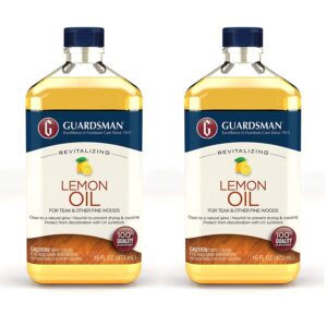 guardsman revitalizing lemon oil for wood furniture - 16 oz (2)