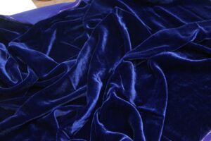 royal velvet navy, fabric by the yard