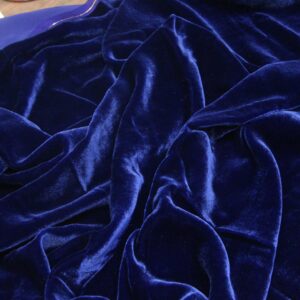 Royal Velvet Navy, Fabric by the Yard