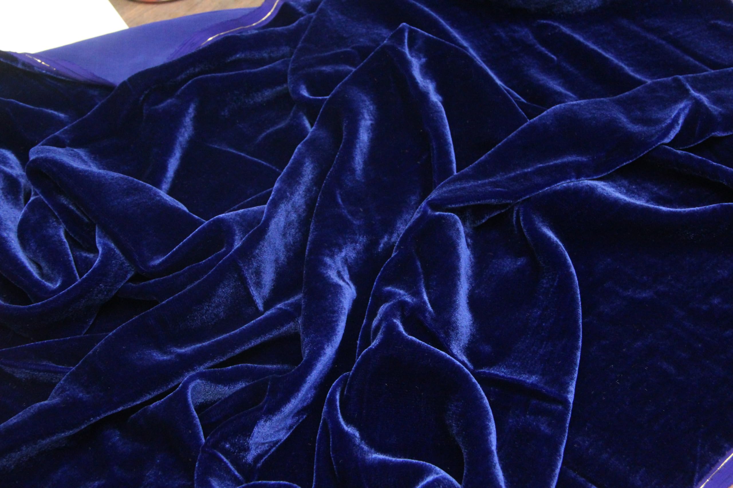 Royal Velvet Navy, Fabric by the Yard