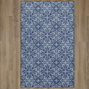 Mohawk Home Amstel Navy Area Rug, 5'x8',