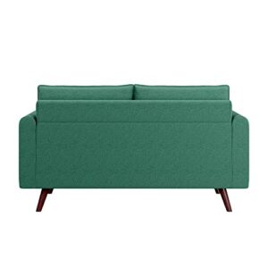 Lifestyle Solutions Calgary Upholstered Loveseat, Sea Foam