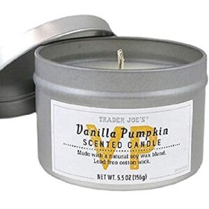 Trader Joe's Autumn Candle Duo: Honey Crisp Apple Candle and Vanilla Pumpkin Candle