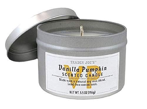 Trader Joe's Autumn Candle Duo: Honey Crisp Apple Candle and Vanilla Pumpkin Candle