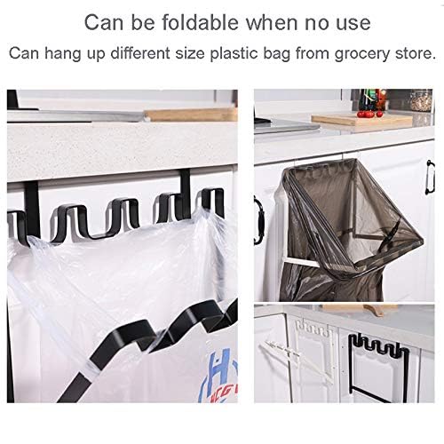 DT Hanging Trash Garbage Bag Holder for Kitchen Cupboard Fit for Different Size Plastic Bag