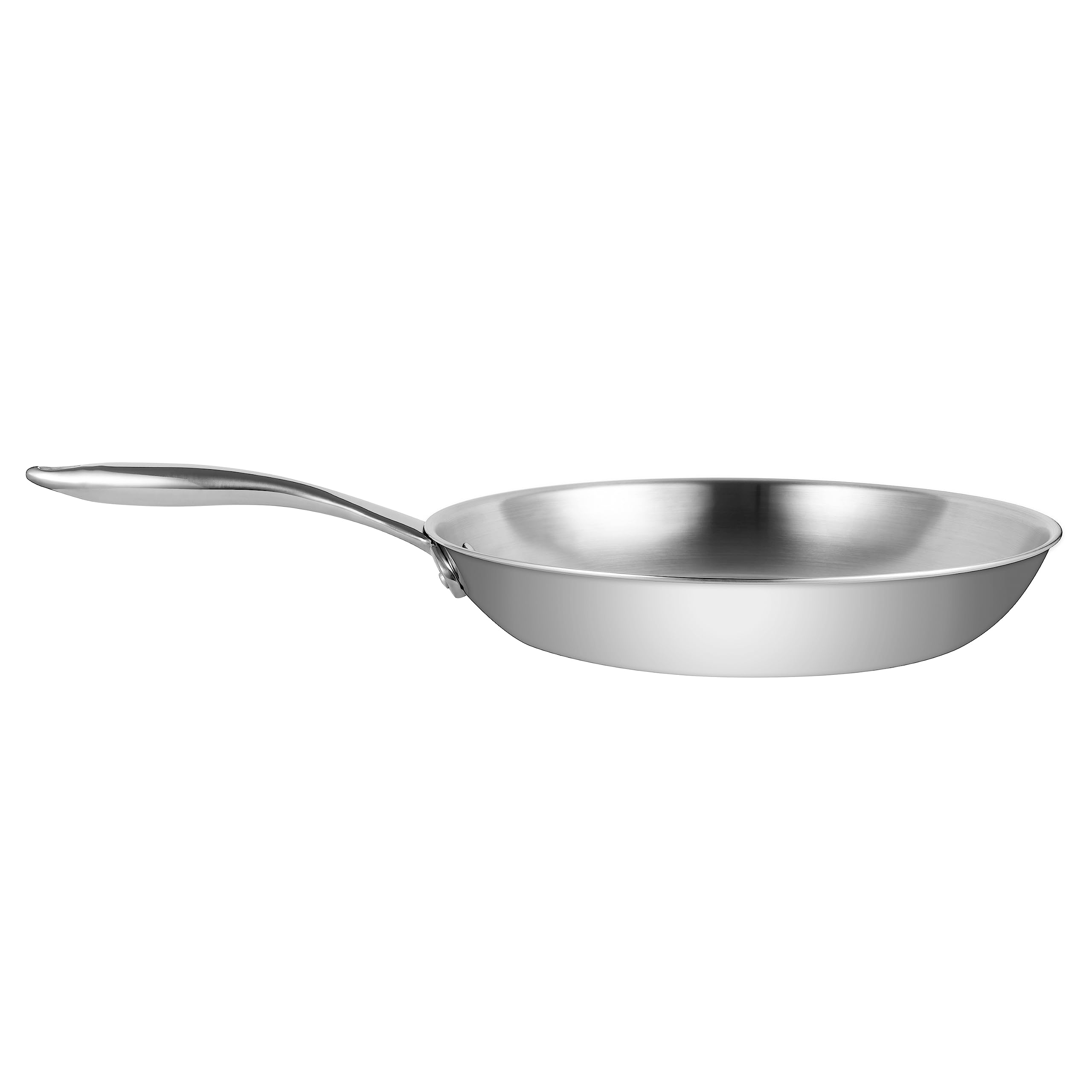 10" (26 cm) Stainless Steel Pan by Ozeri, 100% PTFE-Free Restaurant Edition