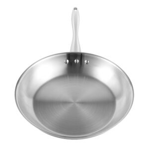 10" (26 cm) Stainless Steel Pan by Ozeri, 100% PTFE-Free Restaurant Edition