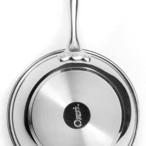 10" (26 cm) Stainless Steel Pan by Ozeri, 100% PTFE-Free Restaurant Edition