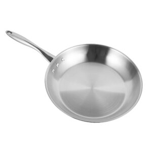 10" (26 cm) Stainless Steel Pan by Ozeri, 100% PTFE-Free Restaurant Edition