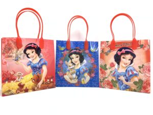 disney princess snow white authentic licensed 12 reusable small goodie bags 6.25"