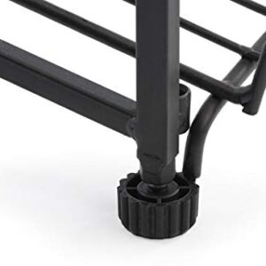 Displays2go Countertop Wire Rack, Three Open Shelves Black (WCR3SBK)