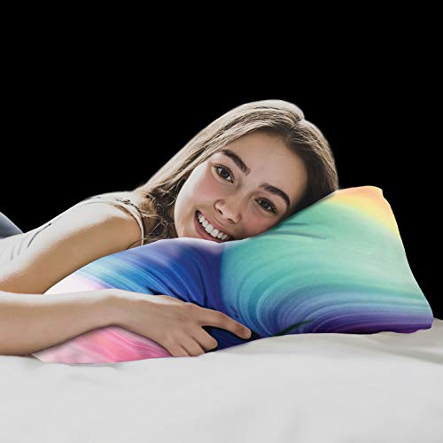 Groove Tie Dye Cluster Memory Foam Bed Pillow