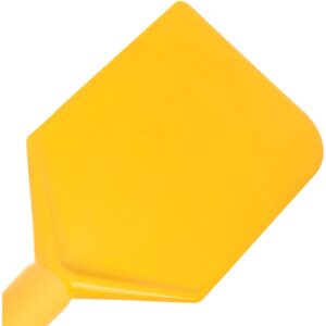 sparta nylon paddle mixing scraper, long handle, waterproof with color coded system for large batch cooking and cleaning, 40 inches, yellow