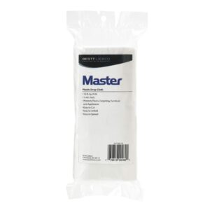 bestt liebco 10' x 20' clear 1 mil plastic drop cloth