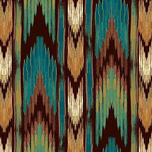 Vibrant Woodgrain Texture Cotton Fabric by The Yard