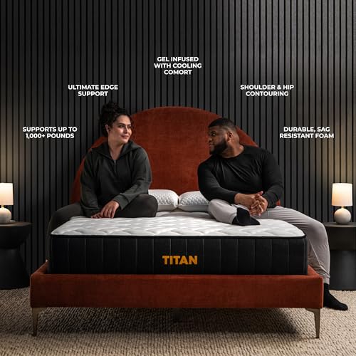 Brooklyn Bedding Titan 11" Hybrid Mattress for Plus Size Sleepers, Twin