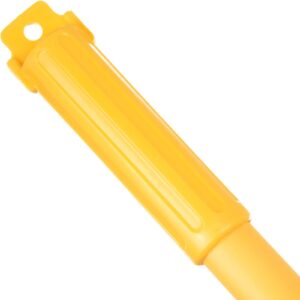 SPARTA Nylon Paddle Mixing Scraper, Long Handle, Waterproof with Color Coded System for Large Batch Cooking and Cleaning, 40 Inches, Yellow