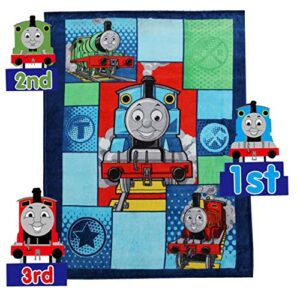 holy home children’s flannel fleece blanket throw cartoontrain 60"x80"