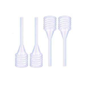 50pcs 4ml clear plastic transfer pipettes accordion style liquid eye dropper squeeze transfer pipettes for essential oils perfume dispense pipettes