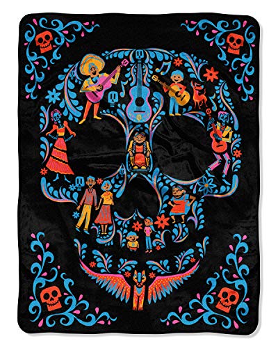 Disney Pixar Coco Family Tree Fleece Super Plush Throw Blanket 46" x 60" (117cm x 152cm)