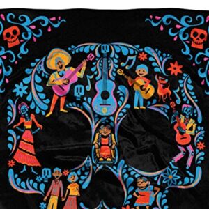 Disney Pixar Coco Family Tree Fleece Super Plush Throw Blanket 46" x 60" (117cm x 152cm)