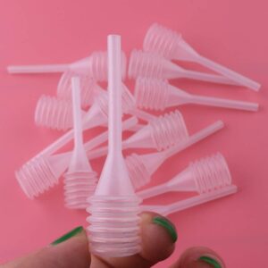 50Pcs 4ml Clear Plastic Transfer Pipettes Accordion Style Liquid Eye Dropper Squeeze Transfer Pipettes for Essential Oils Perfume Dispense Pipettes