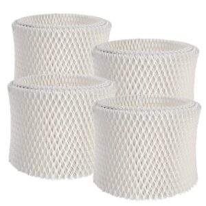 itidyhome 4-pack wf2 replacement humidifier filter extended life compatible for vicks kaz wf2 humidifier v3100, v3500, v3500n, v3600, v3700, v3800, v3850, v3850juv, v3900