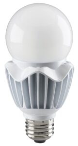 satco s8779 a21 led type a light bulb, medium base, 20w, 25000 hour rating, 2828l, cool white