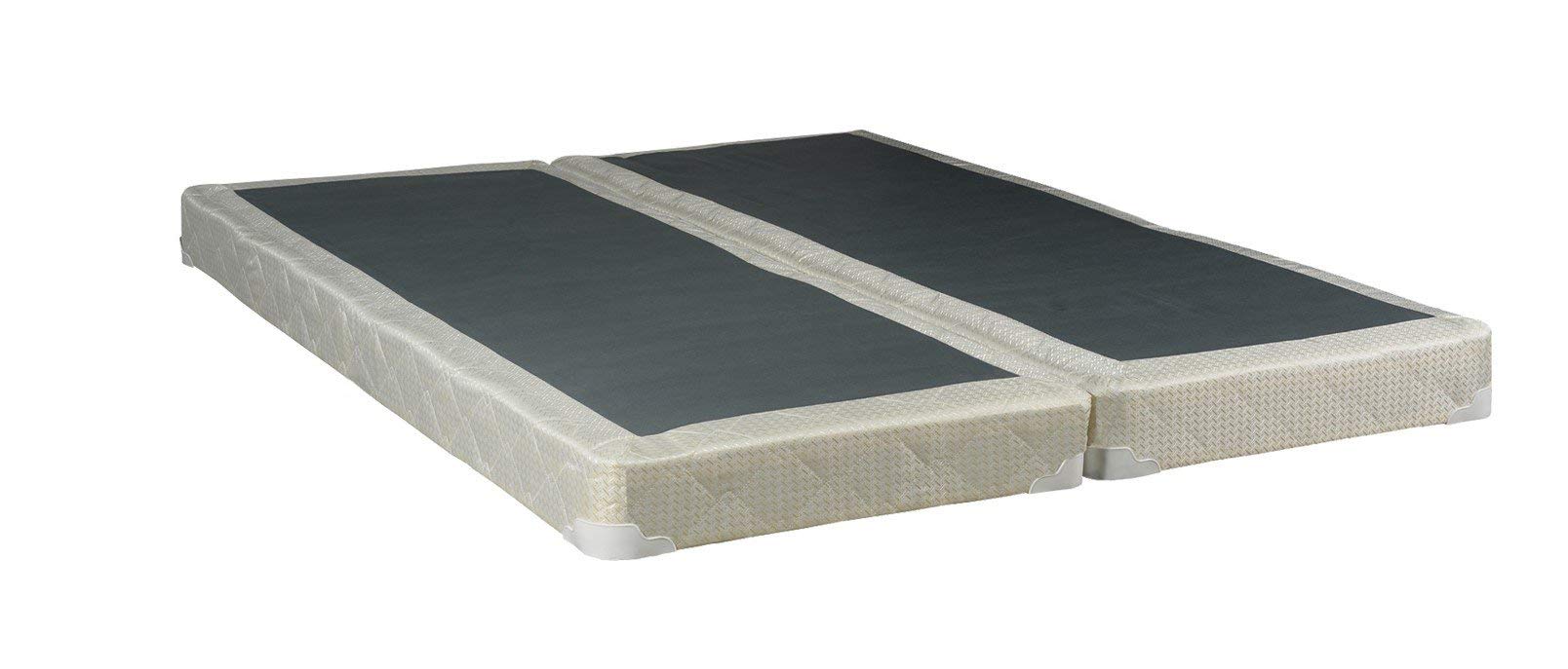 Greaton 4-Inch Wood Split Low Profile Traditional Box Spring/Foundation For Mattress, Queen