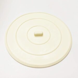 PF WATERWORKS PF0464 5" Universal Kitchen Sink Flat Suction Stopper, White-Fit All Design