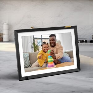 Nixplay WiFi 10.1" Touch Screen Digital Picture Frame I Easy Set Up I Create Family Shared Playlists I Perfect Digital Picture Frame for Gifting I Securely Share Photos/Videos via Email or App