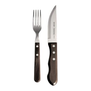 TRAMONTINA Porterhouse Steak Knife and Fork Set 12-Piece, 80000/553DS