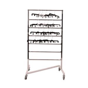 SSWBasics Z-Truck Clothing Hanger Storage System - Efficiently Organize Dress Hangers, Skirt, and Pant Hangers - 30" W x 22" D x 60½"H - Ideal for Retail, Resale, and Thrift Stores