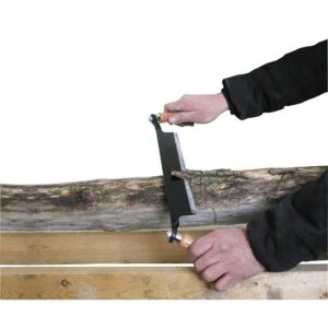 Timber Tuff 10" Curved Blade Draw Shave & 8" Straight Blade Draw Shave Tool