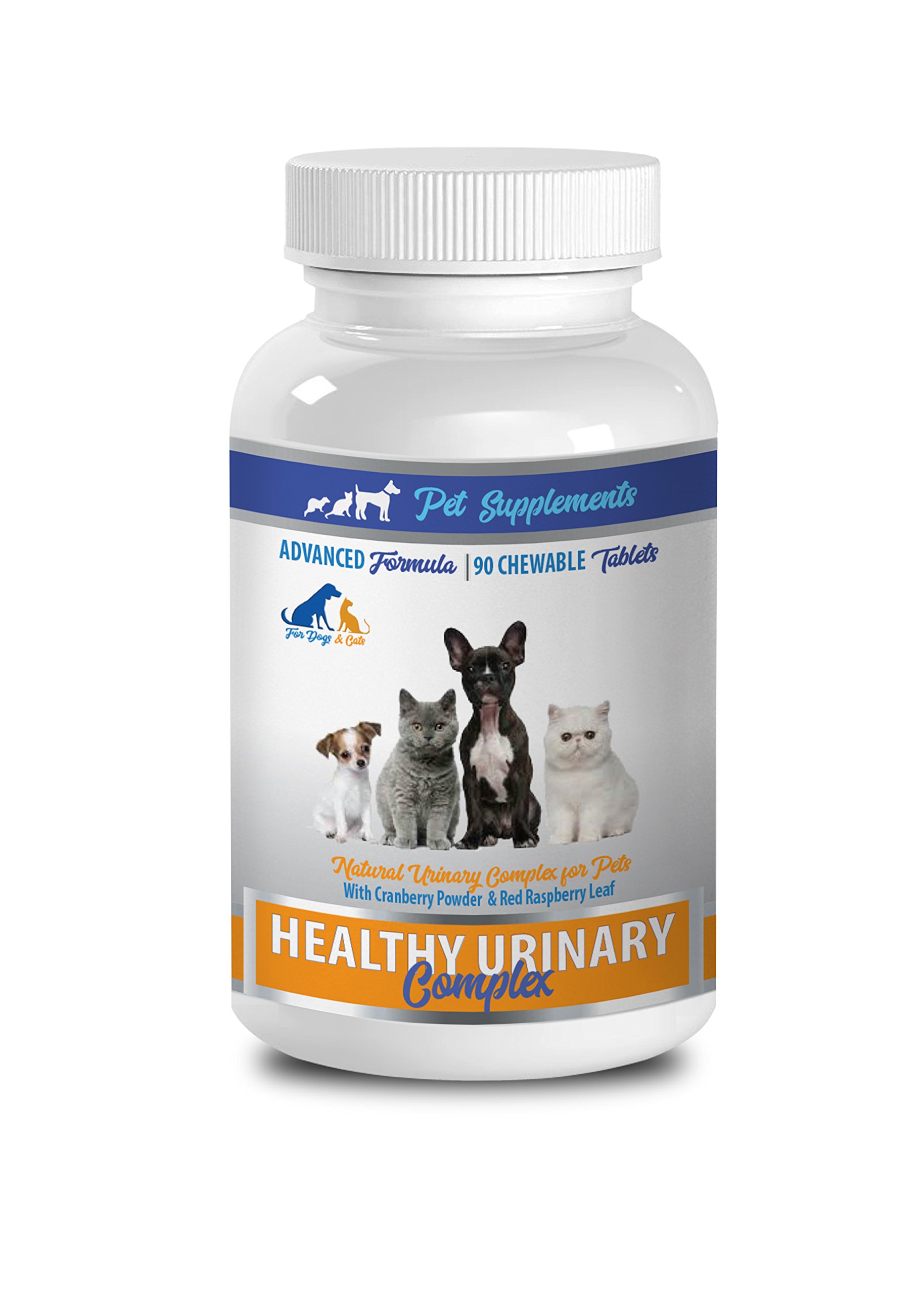 cat Urinary Diet - PET Healthy Urinary Complex - Dogs and Cats - Natural - VETS Recommended - cat Marshmallows - 1 Bottle (90 Treats)