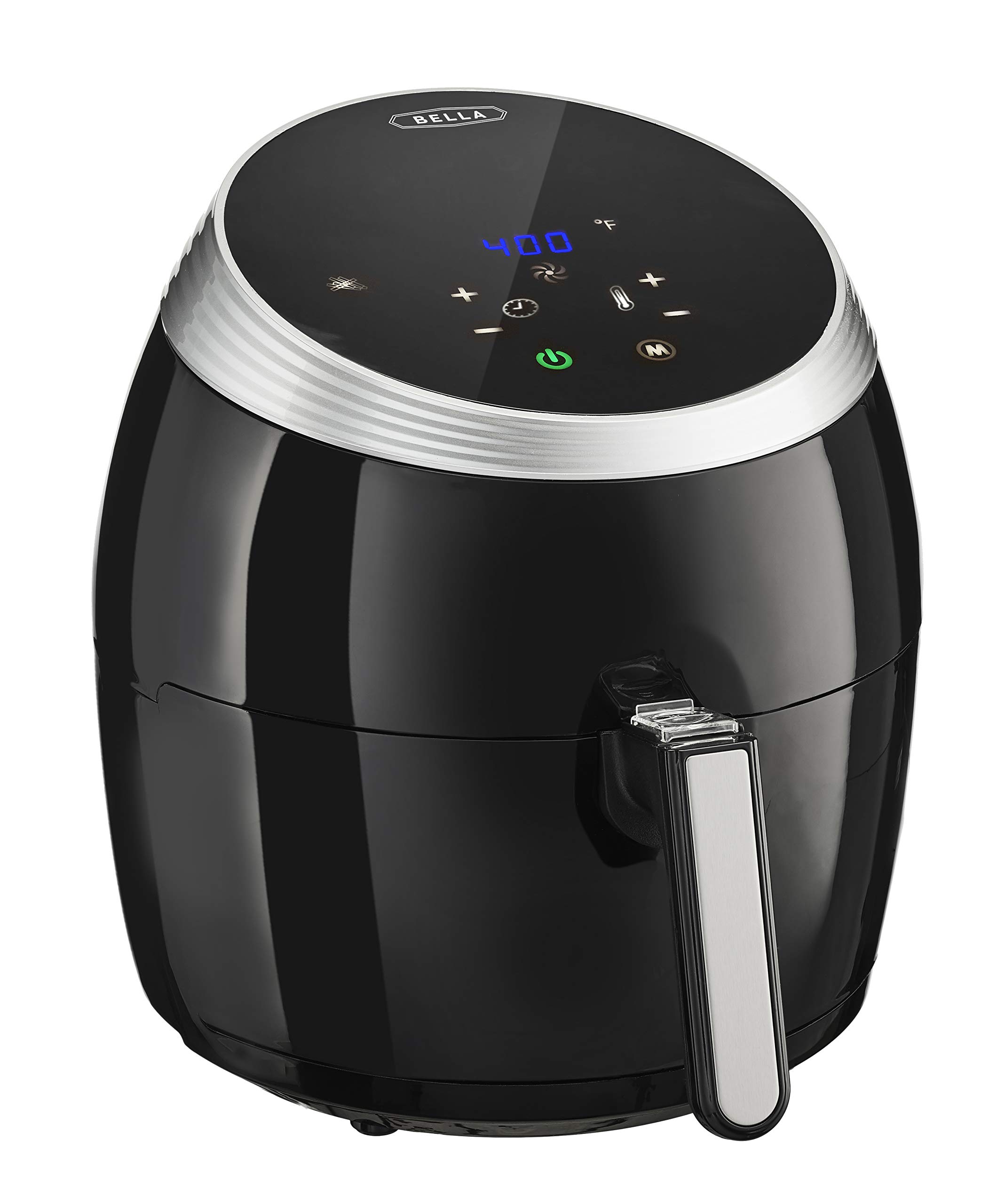 BELLA (14679) 5.3 Quart Air Convection Fryer, Black