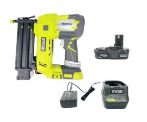 ryobi one+ 18v cordless brad nailer p320 +battery & charger, (bulk packaged)